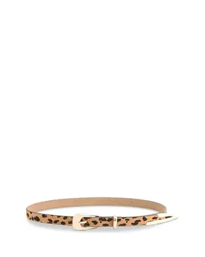 Ettika Calf Hair Western Belt - Cheetah