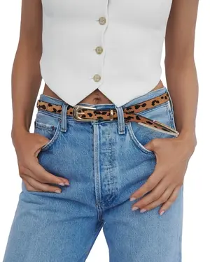 Ettika Calf Hair Western Belt