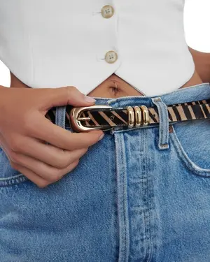 Ettika Calf Hair Belt