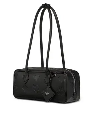 Mcm Aren Shoulder Bag - Black
