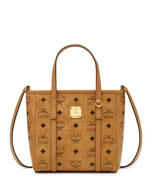 Mcm Toni Mini Visetos Shopper Tote