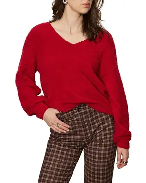 Sanctuary Teddy V-neck Sweater