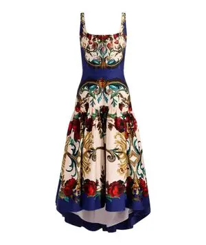 Alice + Olivia Diana Structured Midi Dress