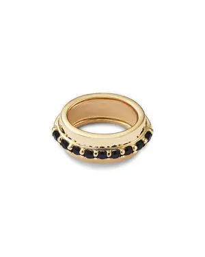 MOON & MEADOW 14k Yellow Onyx Circle Charm Pendant