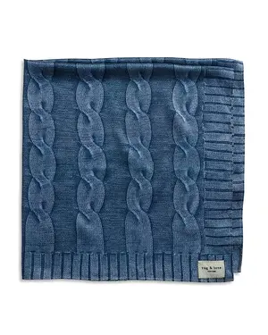 Rag & Bone Miramar Knit Silk Square Scarf - Indkt
