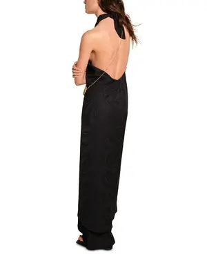 Johanna Ortiz Silent Water Halter Dress
