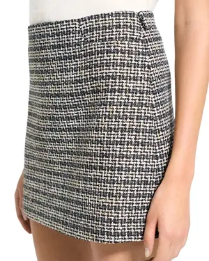 Theory Tweed Mini Skirt