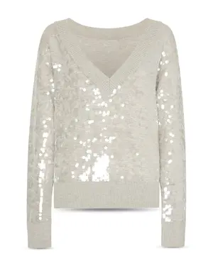 MILLY Ilaria Sequin Sweater