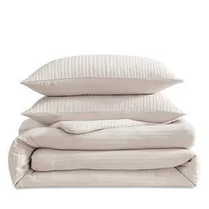 Vera Wang Solid Chenille 3 Piece Comforter Set, King - Medium Beige