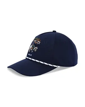 Polo Ralph Lauren Rlx Golf Seasonal Bear Cap - Refined Navy (christmas Bear)