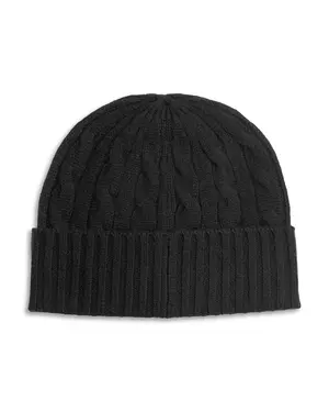 Polo Ralph Lauren Charles Bear Cable Beanie - Polo Black