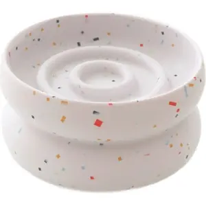 CATENARY Halo Tempo Slow Feeder Pet Bowl - White Speckled