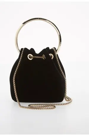 JIMMY CHOO Bon Bon Bucket Bag - Black