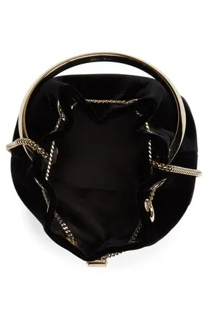 JIMMY CHOO Bon Bon Bucket Bag - Black