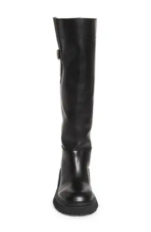 JIMMY CHOO Tamsin Lug Sole Knee High Boots