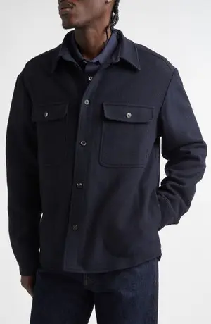 De Bonne Facture Yak Hair & Virgin Wool Overshirt