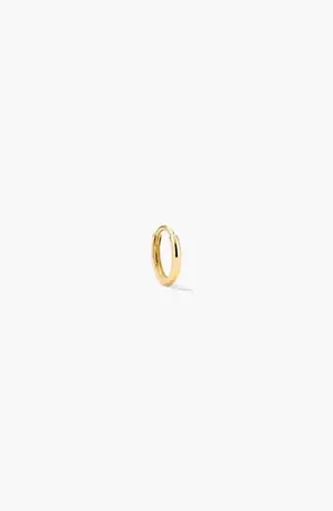 Mejuri Mini Single Hoop Earring - 10k Yellow Gold