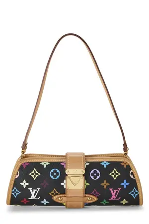 LOUIS VUITTON Takashi Murakami X Monogram Multicolore Shirley Bag - Black