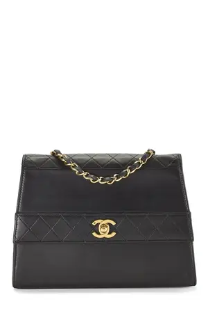 CHANEL Lambskin Trapezoid Bag