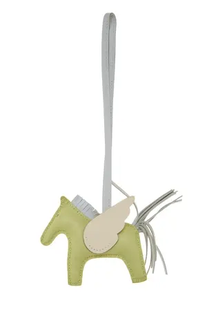 Hermès Milo Leather Rodeo Pegase Bag Charm PM Multi