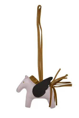 Hermès Milo Leather Rodeo Pegase Bag Charm PM Multi
