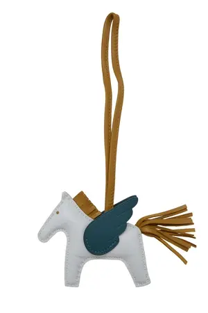 Hermès Milo Leather Rodeo Pegase Bag Charm PM Multi