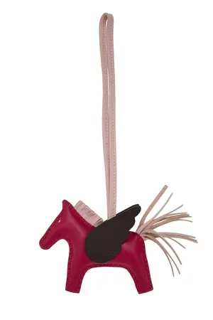 Hermès Milo Leather Rodeo Pegase Bag Charm PM Multi