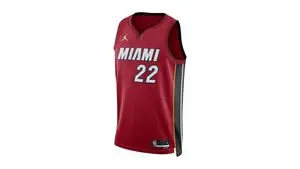 JORDAN Jimmy Butler Miami Heat 2022 Drifit Jersey - Red