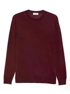 FERRANTE Crew Neck Sweater - Red