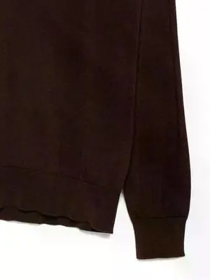 FERRANTE Crew Neck Sweater - Brown