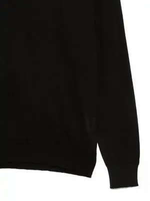 FERRANTE Crew-neck Long-sleeve Sweater - Black