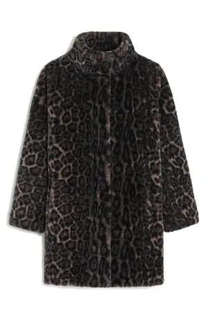 Apparis Blair Leopard Pluche™ Faux Fur Coat