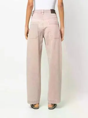 Brunello Cucinelli High-waisted Straight-leg Trousers