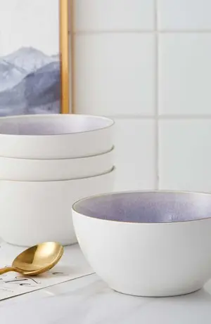 STONE + LAIN Josephine Porcelain 4-piece Bowl Set
