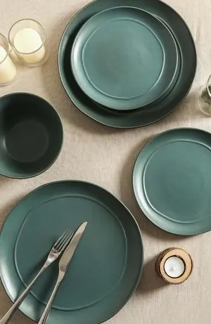 STONE + LAIN Infinity Stoneware 12-piece Dinnerware Set