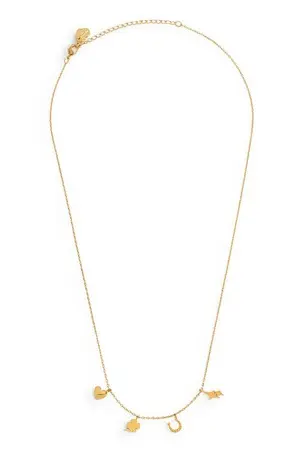 Estée Lauder Love & Luck Charm Layer Necklace