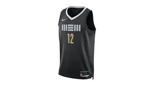 Nike Memphis Grizzlies Ja Morant 23/24 Drifit Jersey - Black