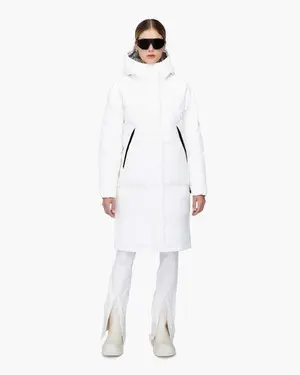 QUARTZ CO. Ines Hooded Down Winter Jacket