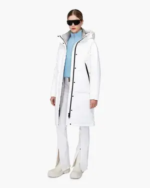 QUARTZ CO. Ines Hooded Down Winter Jacket