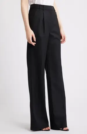 Kobi Halperin Steven Wide-leg Pleated Trousers