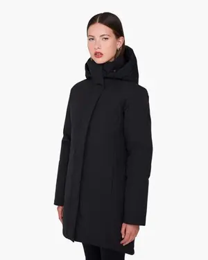 QUARTZ CO. Genia Hooded Down Winter Jacket