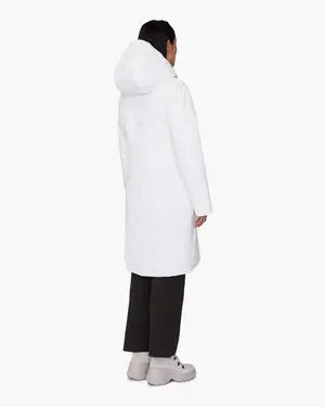 QUARTZ CO. Fermont Hooded Down Winter Jacket - Ivory