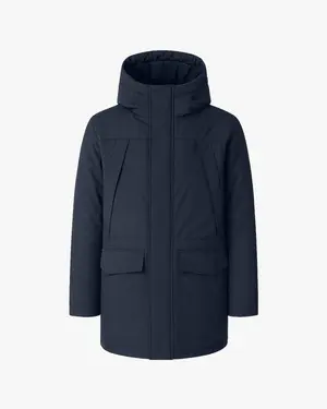 QUARTZ CO. Grant | Hooded Down Winter Jacket - True Navy