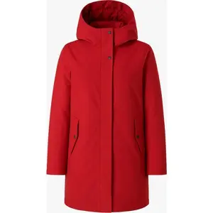 QUARTZ CO. Heidi Hooded Down Winter Jacket - Ivory