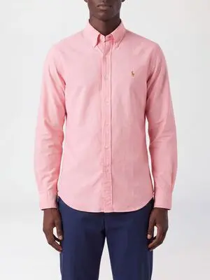 Polo Ralph Lauren Striped Cotton Button-down Collar Shirt - Pink
