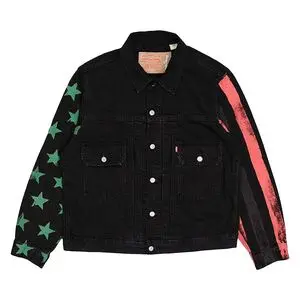 DENIM TEARS X Cpfm 4th Of July Denim Jacket - Black