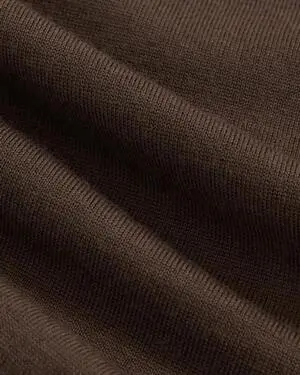 REISS Blackhall Merino Wool Half-zip Sweater - Chocolate