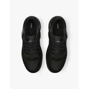 ARNE Woven Low Top Trainers - Black