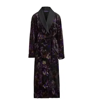 Floral Velvet Robes