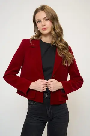 Central Park West Collared Blazers For Women
